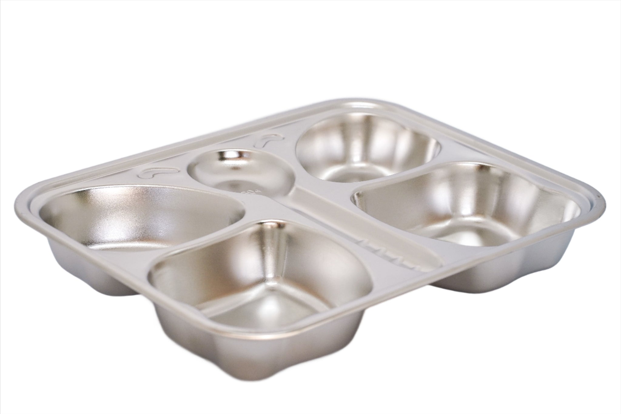 Stainless Steel Butterfly Section Plate – Mindful Mealtime
