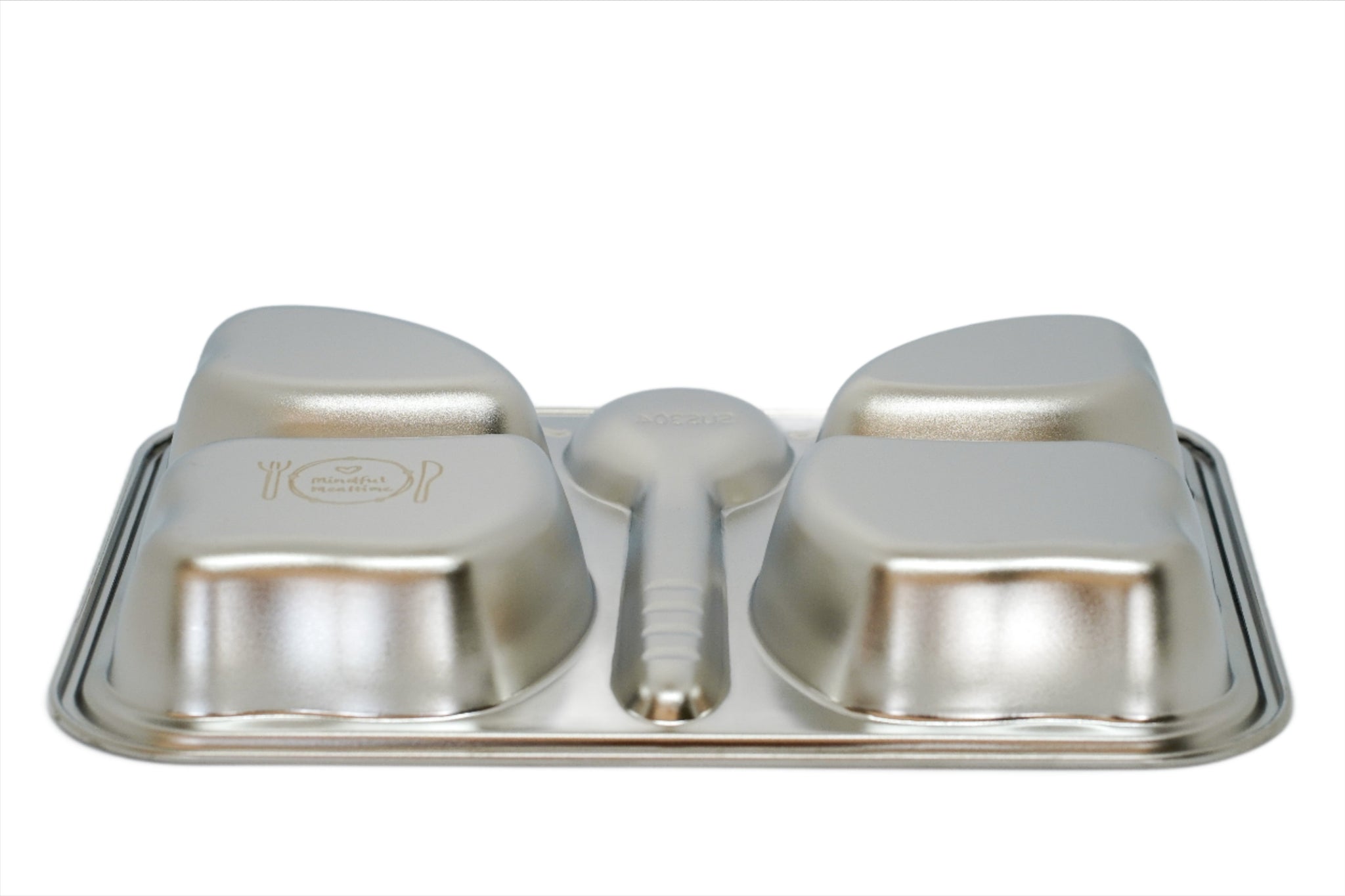 Stainless Steel Butterfly Section Plate – Mindful Mealtime