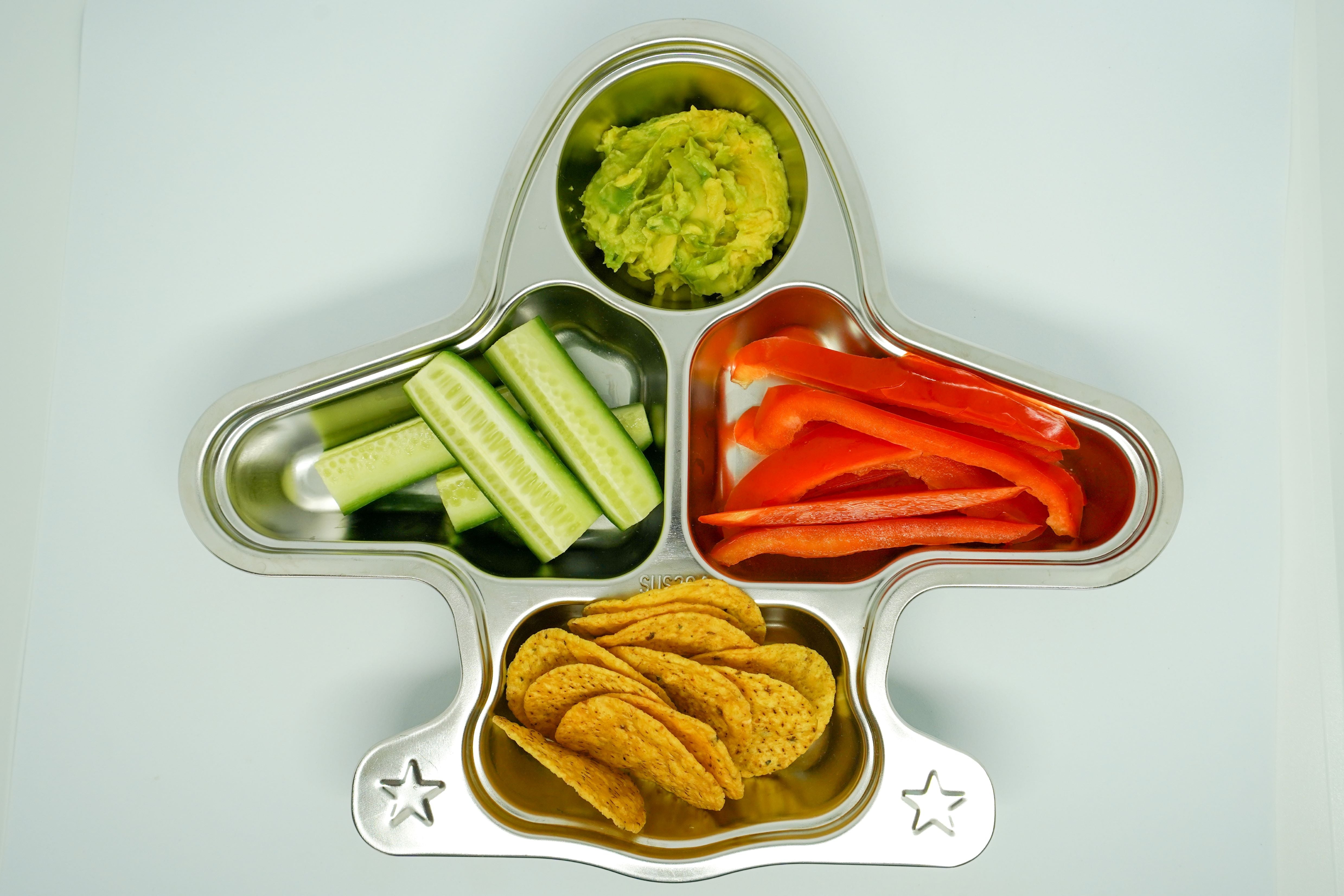 Stainless Steel Plane Section Plate – Mindful Mealtime